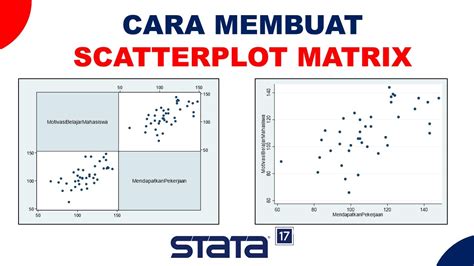 Stata Membuat Scatterplot Matrix Youtube
