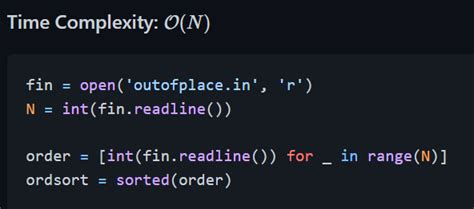 Time Complexity Out Of Place · Issue 3327 · Cpinitiativeusaco Guide