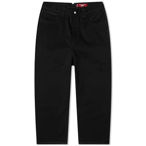Junya Watanabe Man X Levis Stretch Cloth Tapered Jeans Black End Us