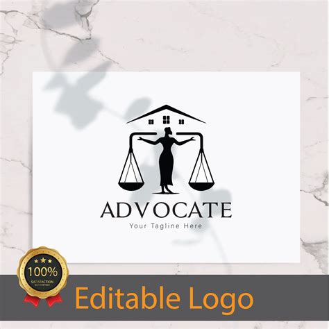 Law Logo For Woman Law Office Logo Lady Law Logo Lady Justice