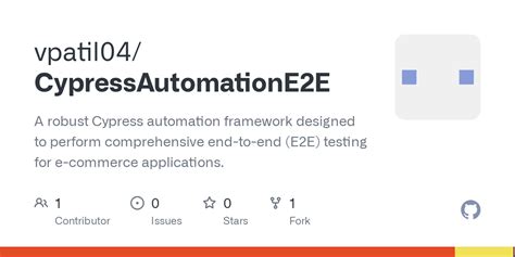 Github Vpatil04cypressautomatione2e A Robust Cypress Automation