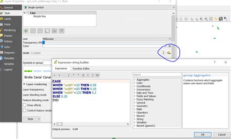 Changing Line Width By Classification In QGIS Geographic Information Systems Stack Exchange