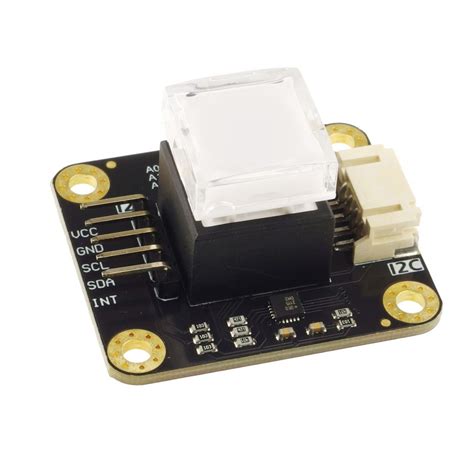 gravity i2c rgb led colorful button button module with rgb