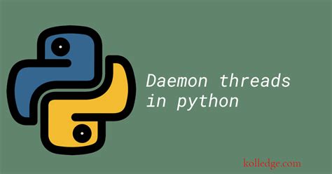 Daemon Threads In Python