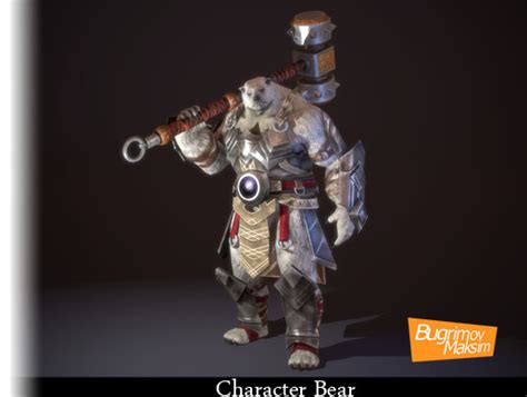 Character Bear Characters Unity Asset Store
