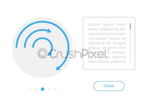 Circular Arrows Chart UI Element Template Stock Vector 6296341 Crushpixel