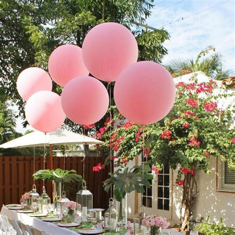 White 36inch Big Giant Balloons For Greenery Garland Perfect For Min