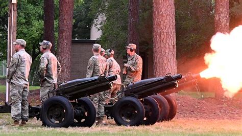 South Carolina National Guard Live Fire Training At Fort Jackson Sunday
