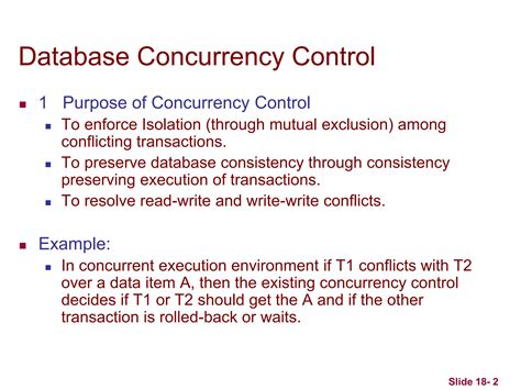Concurrency Control Techniquesppt