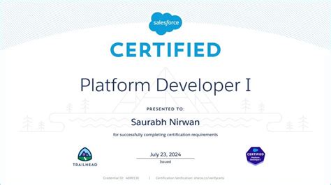 Saurabh Nirwan On Linkedin Salesforce Platformdeveloper Certified