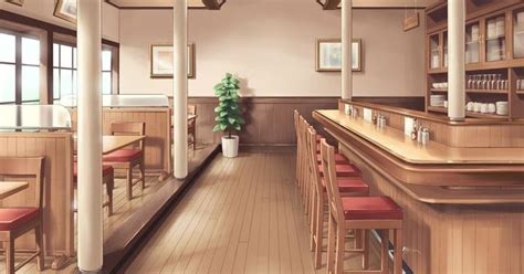 Restaurant Anime Background Anime Scenery Anime Background