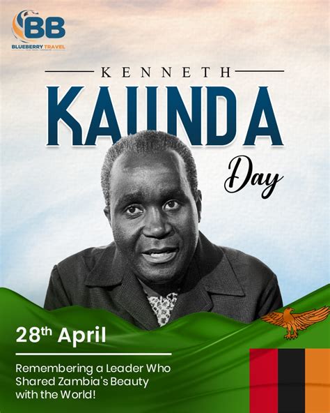 Blueberry Today We Honor The Legacy Of Kenneth Kaunda — A Visionary Who Put Zambia On The