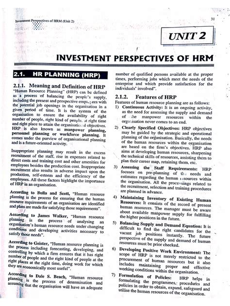 Mca Hrmunit Ii Pdf