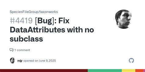 Bug Fix Dataattributes With No Subclass · Issue 4419