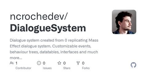 GitHub Ncrochedev DialogueSystem Dialogue System Created From Replicating Mass Effect