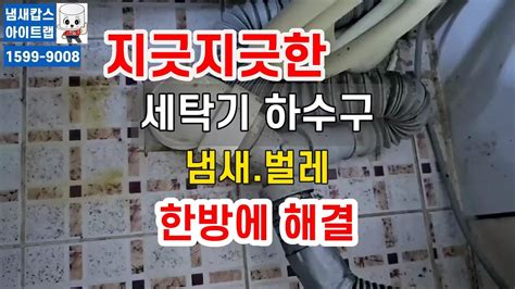 세탁기 하수구 냄새벌레 아이트랩 설치방법 싱크대냄새 세탁기냄새 베란다 우수관냄새 배수구냄새 벌레 차단 및 제거 아이