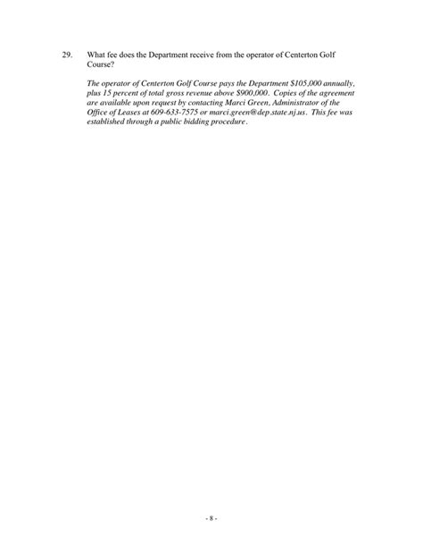 Addendum To Request For Proposal In Word And Pdf Formats Page 8 Of 8