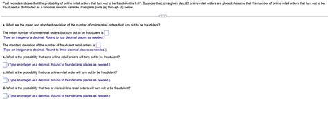 Solved Fraudulent Is Distributed As A Binomial Random