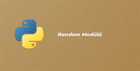 Random Modülü Kodisyum