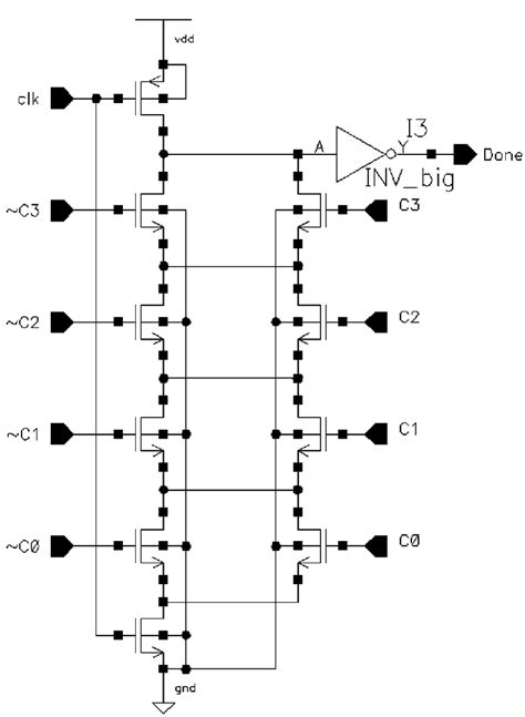 Schematic Of Muller C Element Download Scientific Diagram