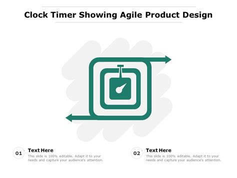 Clock Timer Showing Agile Product Design Ppt Powerpoint Presentation