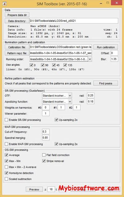 Simtoolbox 212 Matlab Toolbox For Structured Illumination