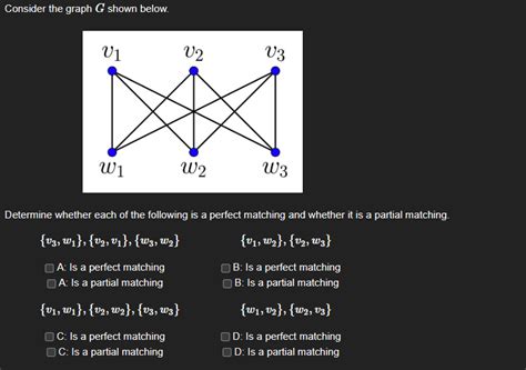 solved consider the graph g ﻿shown below determine whether