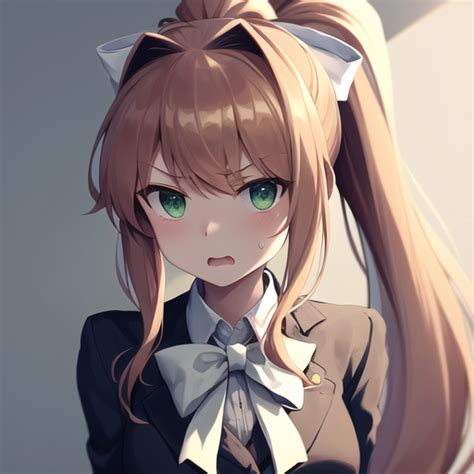 Monika Ddlc 145 By Slippyai On Deviantart