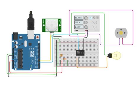 circuit design lab 13 3 pir buzzer with relay tinkercad