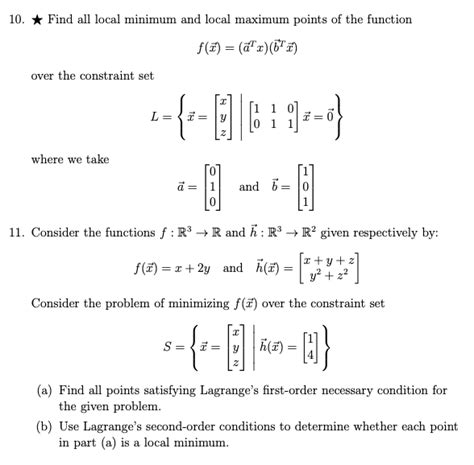 solved 10 find all local minimum and local maximum points