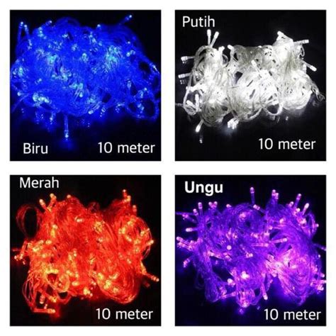 Jual [ 100 Asli Viral Lampu Tumblr 10 Meter Lampu Natal Led 100 Twinkle Light Lampu