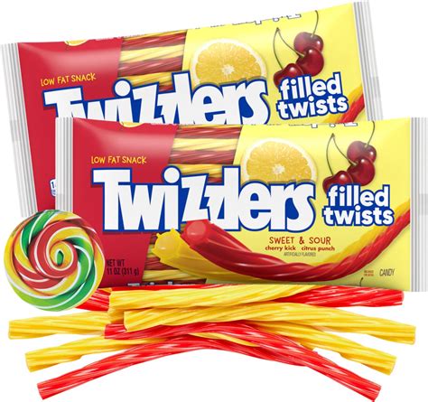 Limited Edition Peach Flavored Twizzler Twists Laydown Bag Easter Basket Treats