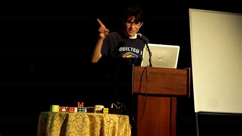 Lucas Garron At G4g9 Math And Speedcubing Part 1 Youtube