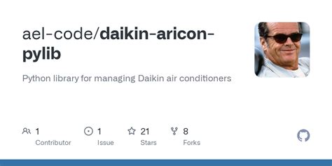 Github Ael Codedaikin Aricon Pylib Python Library For Managing Daikin Air Conditioners