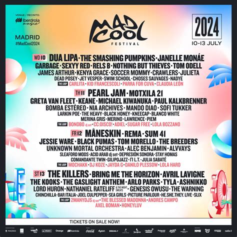 Mad Cool 2025 Completa Definitivamente Su Cartel Metal Korner