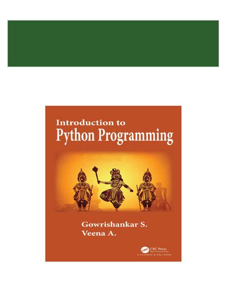 Introduction to Python Programming download pdf | PDF