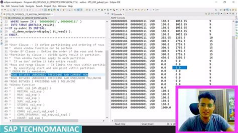 Window Expressions In Abap Sql Open Sql Enhancement Abap On Hana