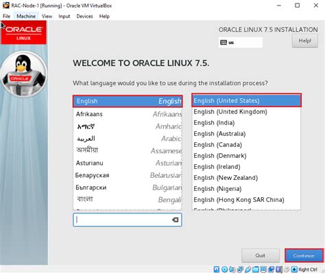 Installing Linux 75 On Virtual Box Machine Rac Node 1 Ktexperts