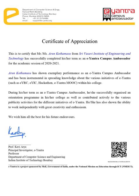 Arun Kothamasu On Linkedin Internship Learning Campusambassador