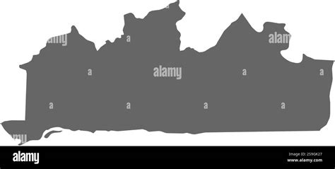 Map Of Bas Congo A Province Of Democratic Republic Of The Congo Stock