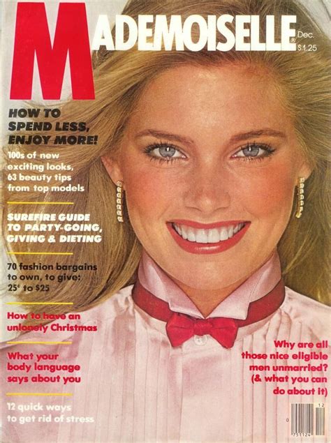 Kelly Emberg 1978 1980s Magazine Covers Mademoiselle Magazine