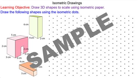 Isometric Drawings Mr Mathematics