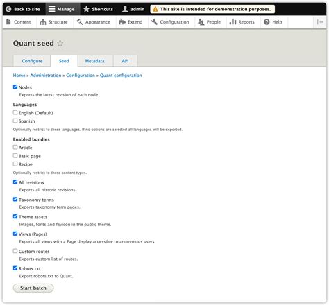 Create A Static Drupal 8 Or 9 Site With The Quant Module Quantcdn