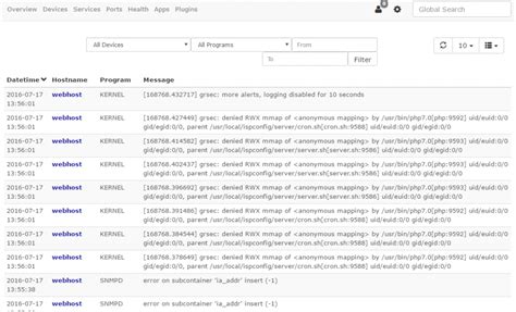 collection rsyslog avec librenms