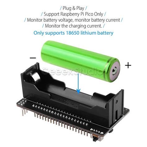 Ups Para Raspberry Pi Pico Pico W Led Indicadores Fonte De Alimentação