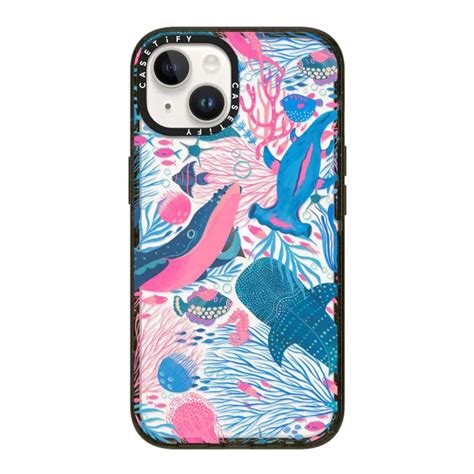 Casetify Ocean Life Iphone Case Blue And Pink In 2025 Casetify