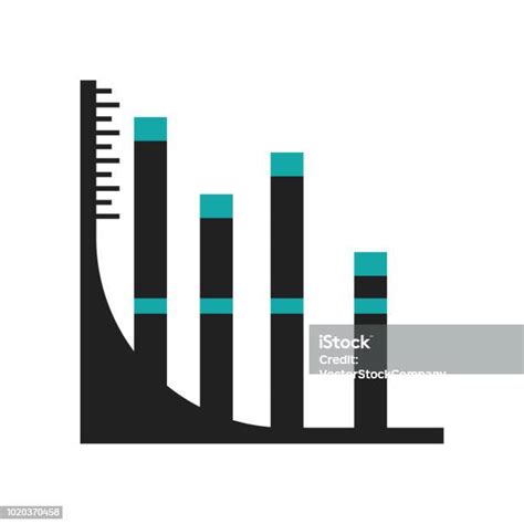 Multiple Variable Bars Data Graphic Icon Vector Sign And Symbol Isolated On White Background