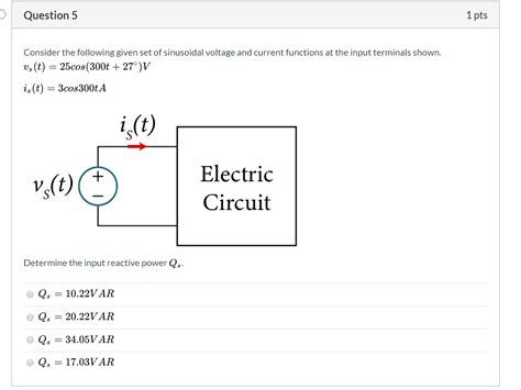 Solved Consider The Following Given Set Of Sinusoidal