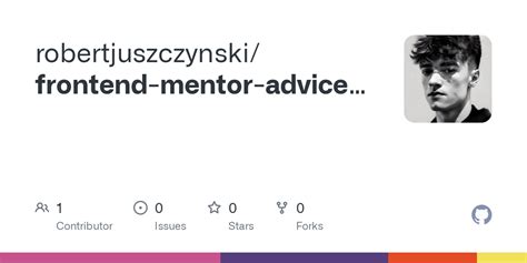 github robertjuszczynski frontend mentor advice generator app