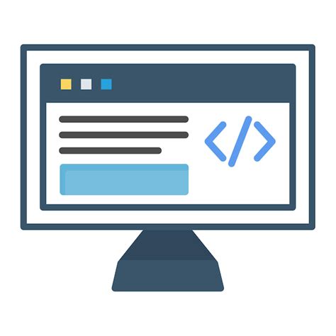 ilustración vectorial de desarrollo del frontend vector premium